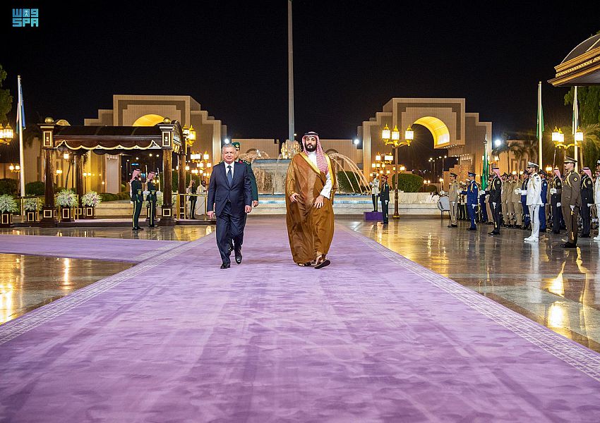 HRH Crown Prince Receives President of Uzbekistan