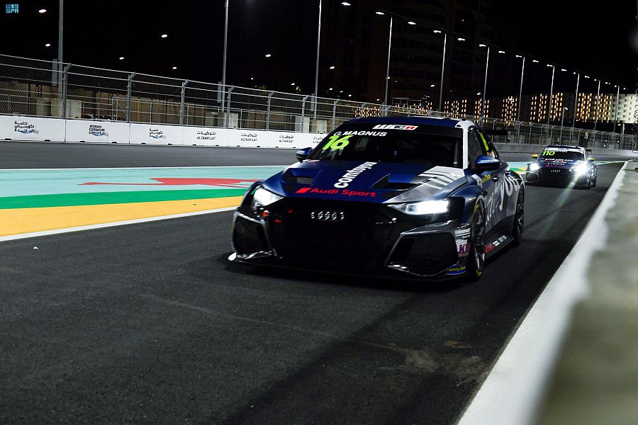 Spain's Driver Miguel Azcona Wins FIA WTCR 2022 At Jeddah Corniche Circuit
