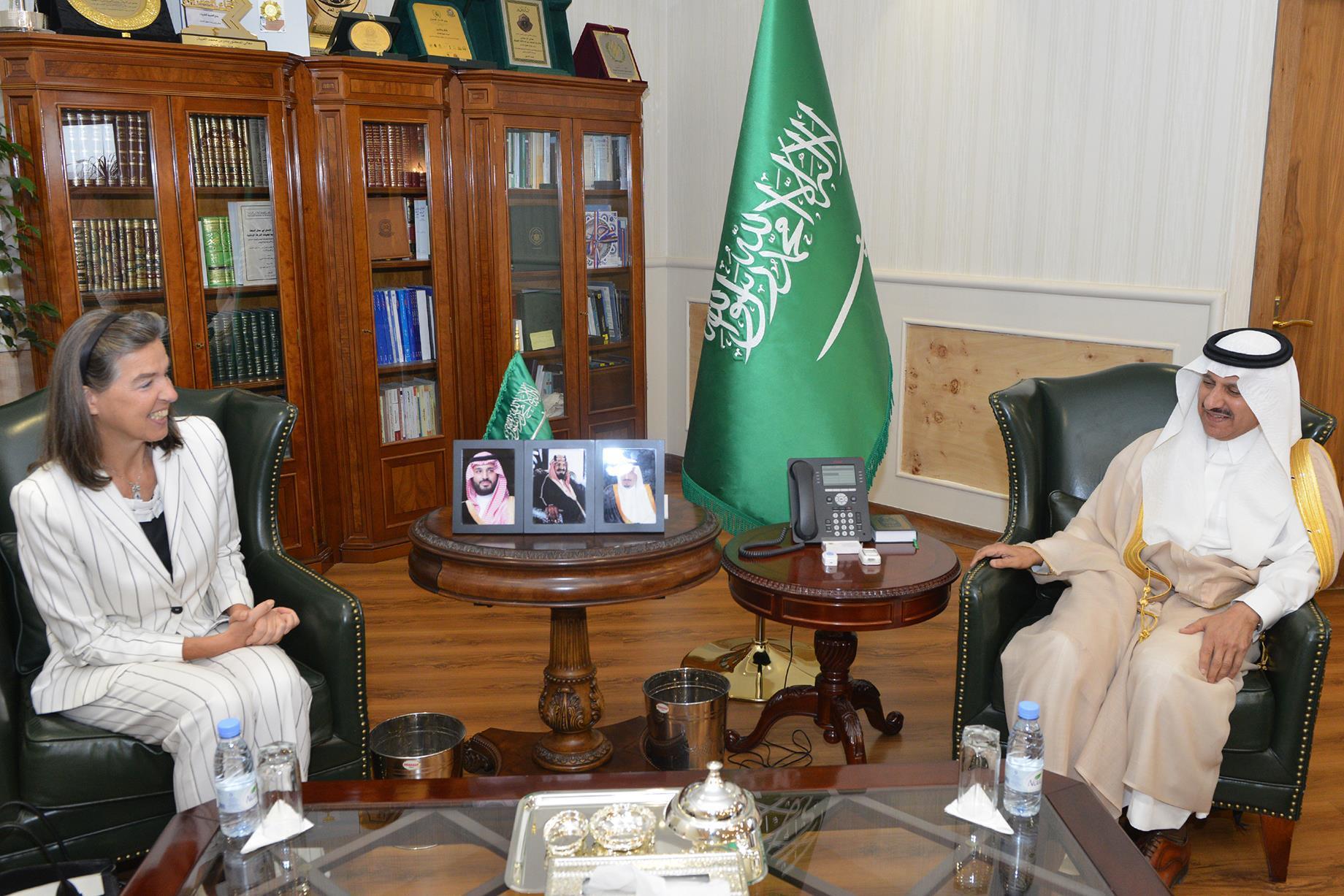 Al-Aiban receives Belgian Ambassador to Saudi Arabia