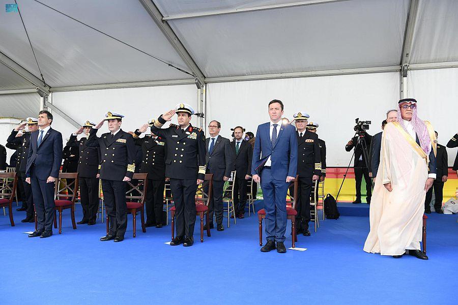 RSNF Commander Launches His Majesty's Ship "AL JUBAIL" in Spain