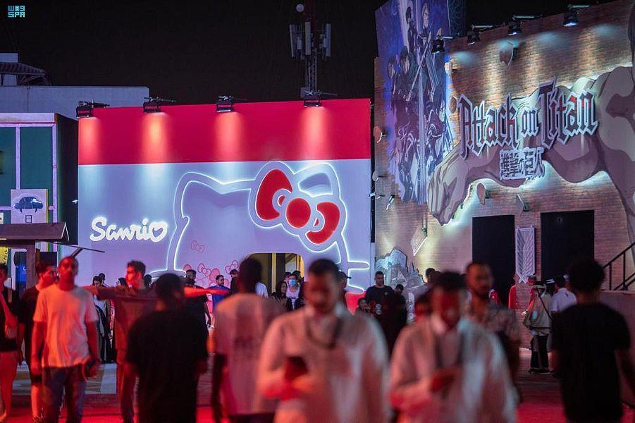 Jeddah Season's Global Anime Village in "City Walk" Zone Witnesses ...