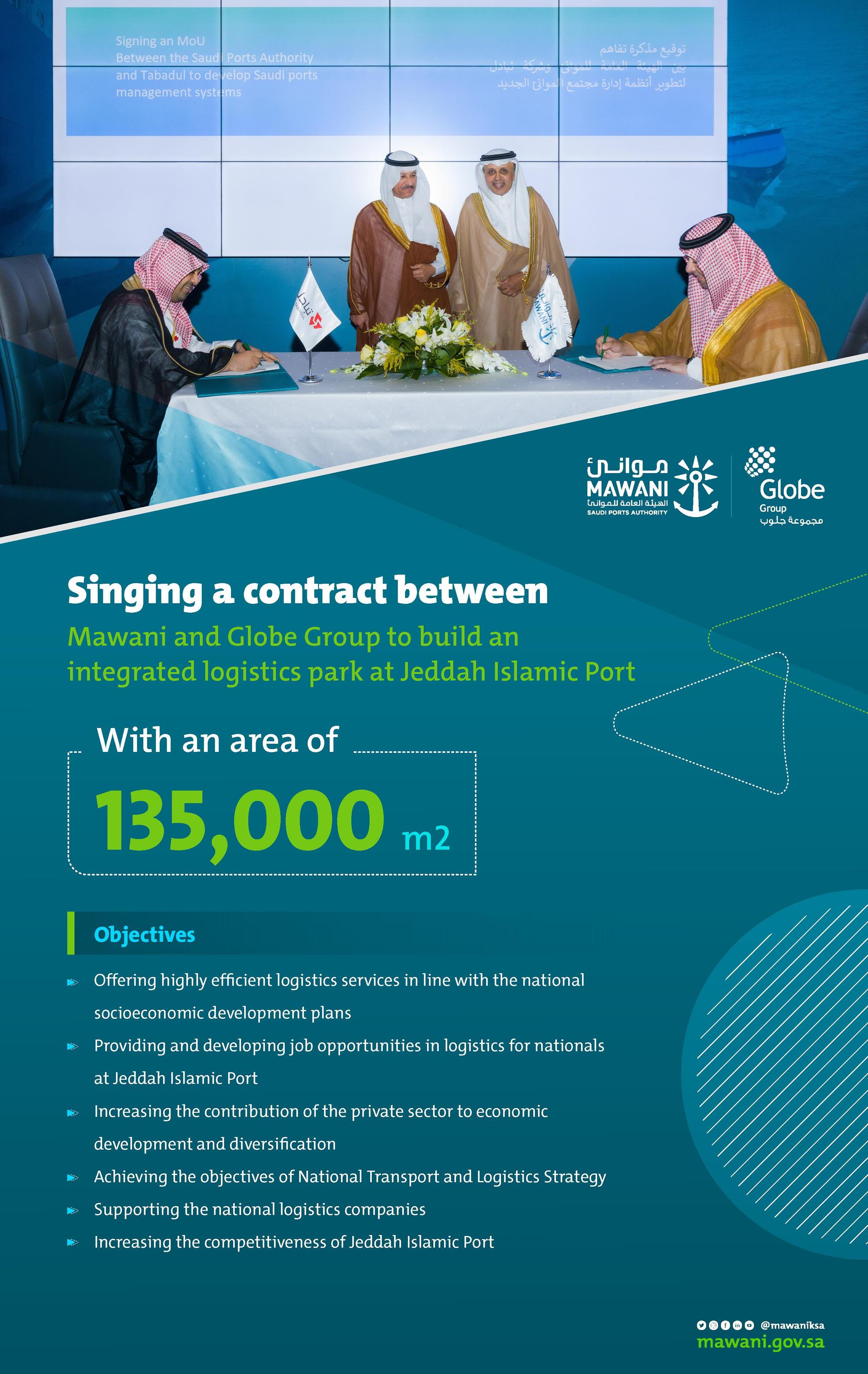 Mawani and Globe Group Sign a Contract to Build an Integrated Logistics ...