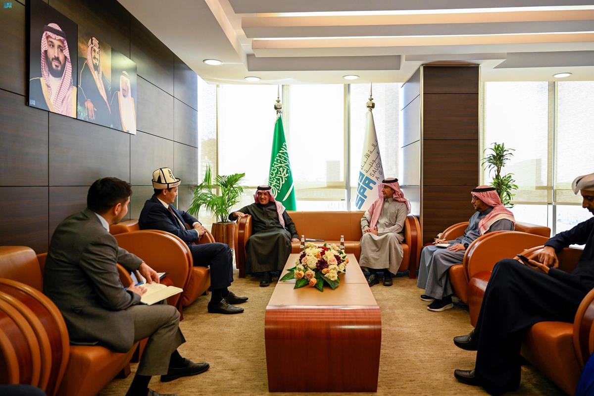 SPA President Receives Ambassador of Kyrgyzstan to Saudi Arabia