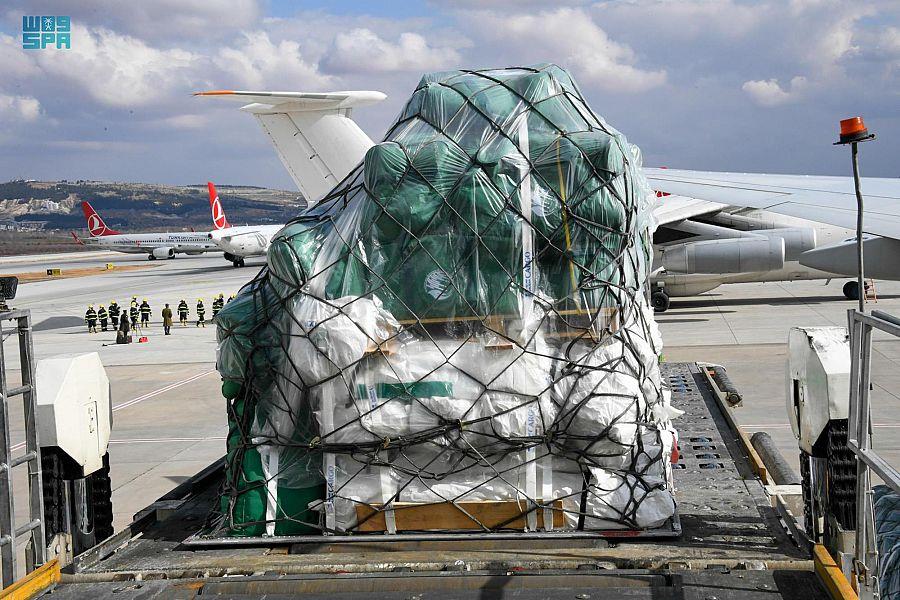 Third Saudi Relief Plane Arrives in Turkiye Within the Saudi Relief ...