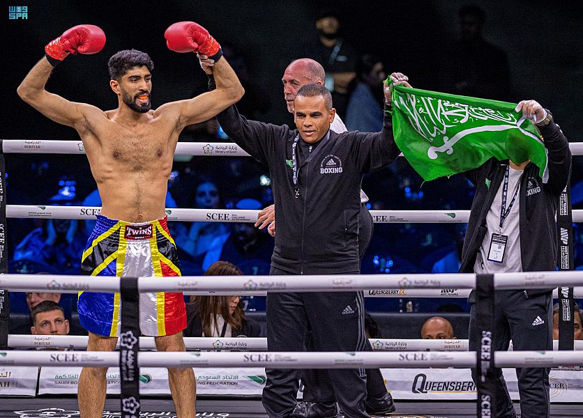 Saudi Boxers Shine at Event Held in Diriya