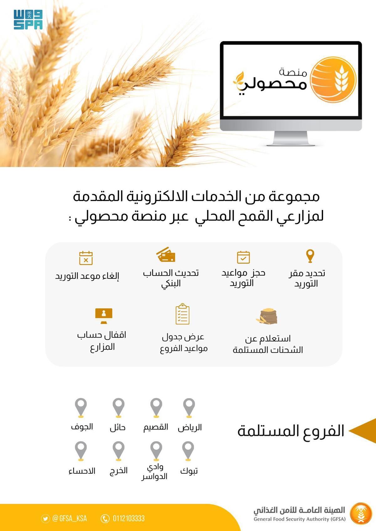 اقتصادي / الهيئة العامة للأمن الغذائي تعلن جاهزيتها لبدء استلام القمح ...