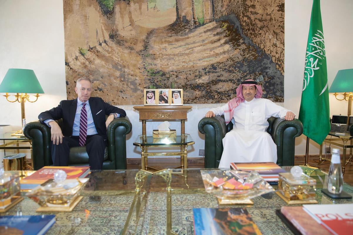 Vice Foreign Minister Receives USA Ambassador to Saudi Arabia