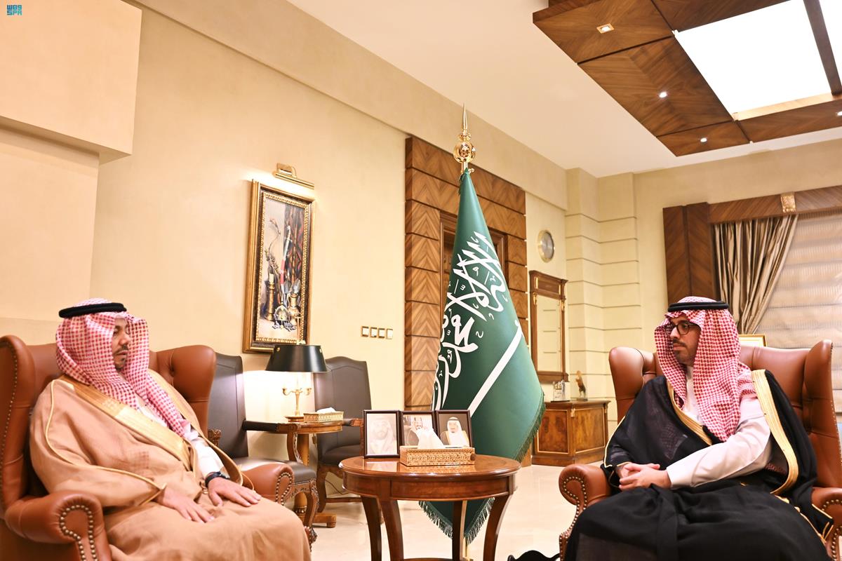 ثقافي سمو محافظ جدة يستقبل رئيس النادي الأدبي الثقافي بجدة