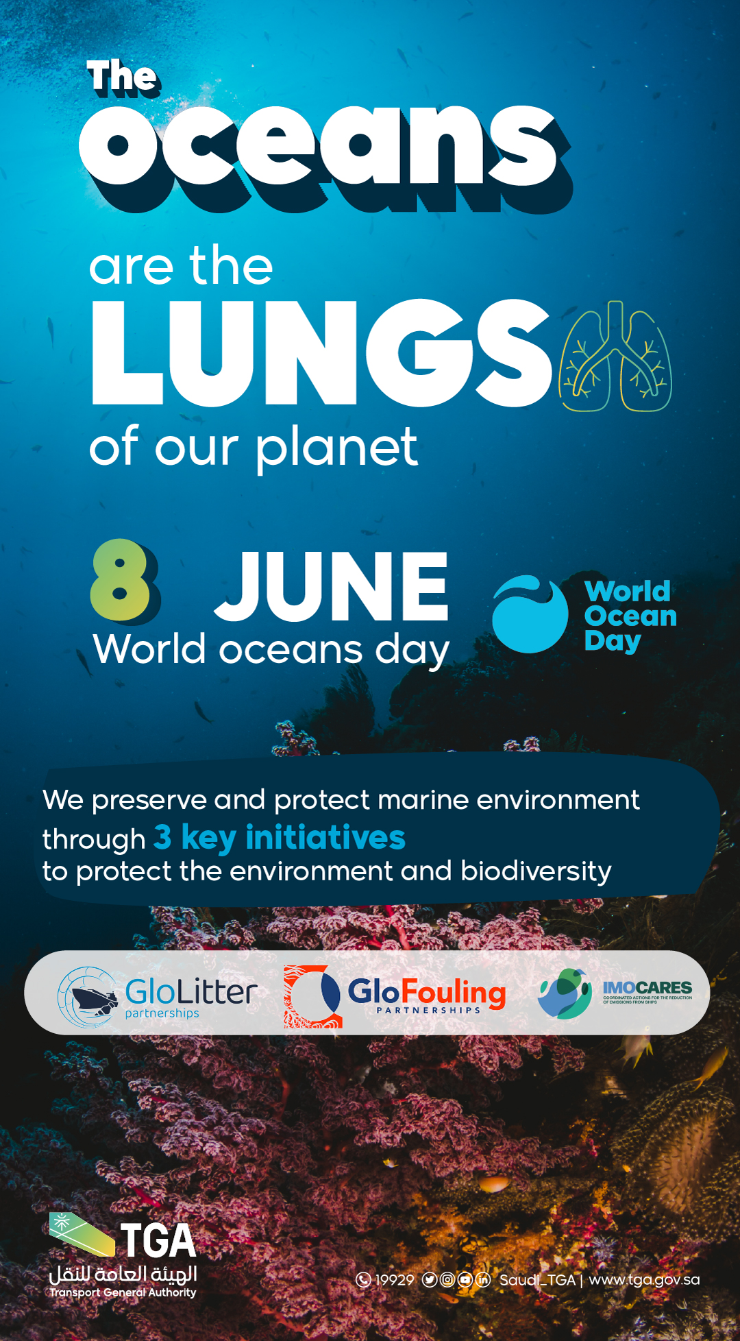 On World Oceans Day, TGA Affirms Kingdom's Commitment to 3 Initiatives ...