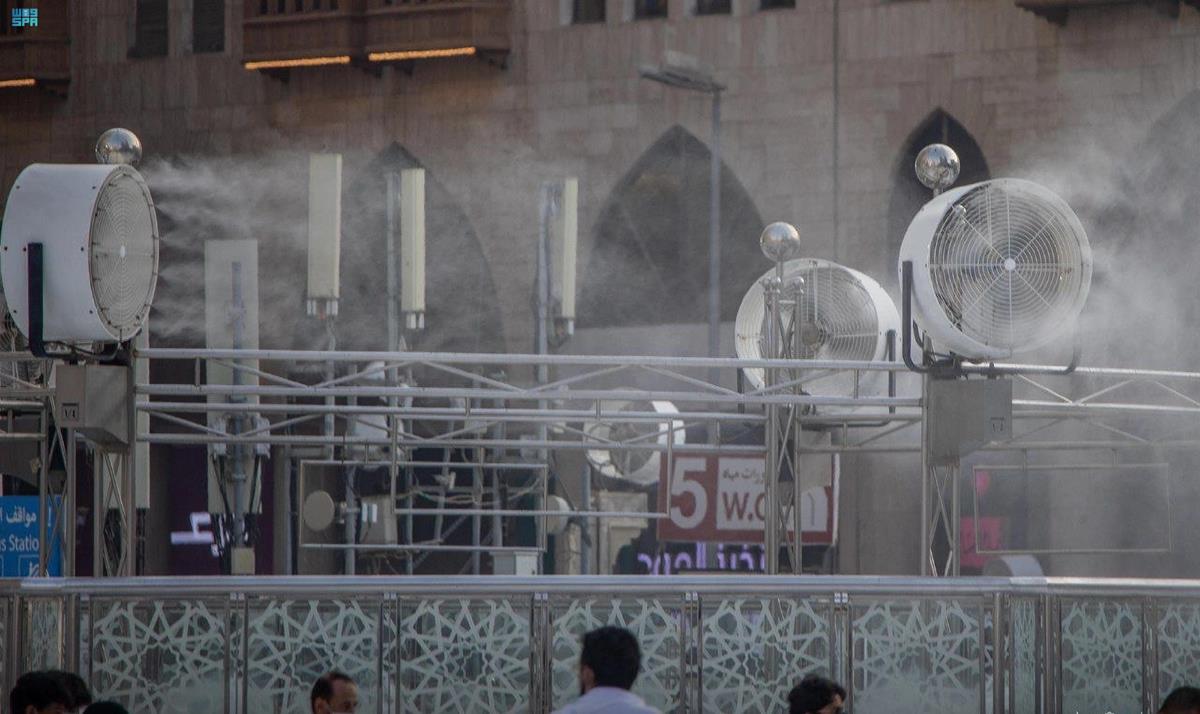 General Presidency of the Two Holy Mosques Provides 242 Misting Fans to ...