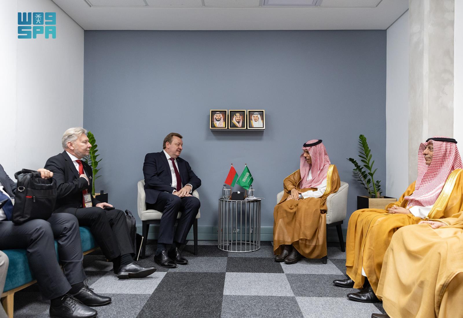 سياسي / سمو وزير الخارجية يلتقي وزير خارجية بيلاروسيا