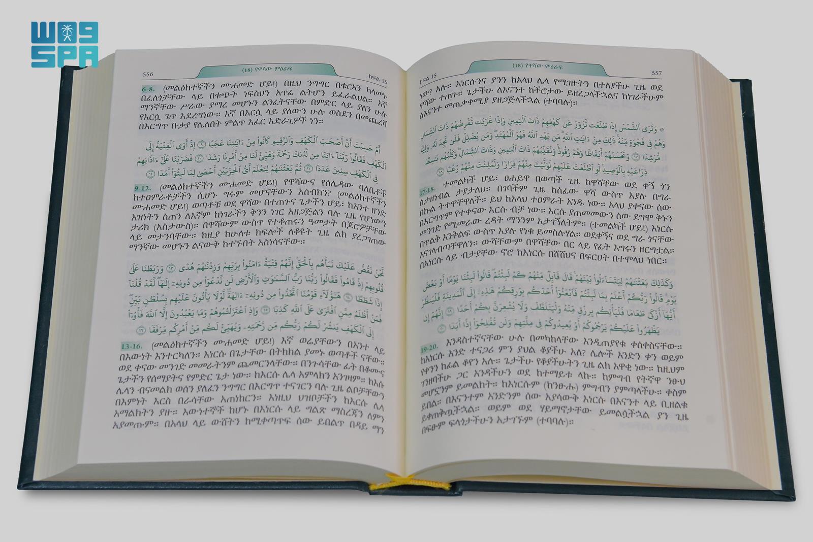 Book in Amharic Translating the Meaning of the Holy Quran Printed by ...