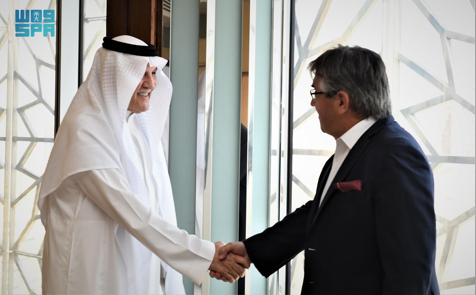 Saudi Ambassador to Egypt Receives His Bosnian Counterpart