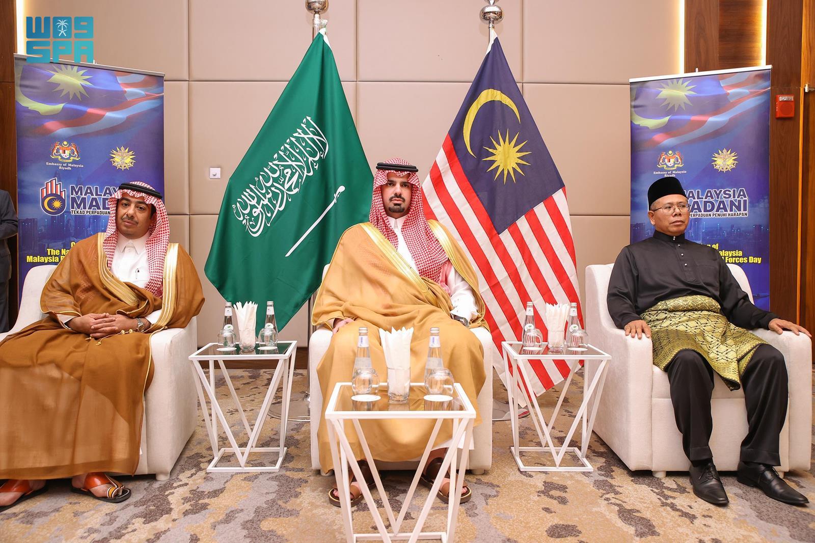 Mayor of Riyadh Region Attends Malaysian National Day Party at Embassy