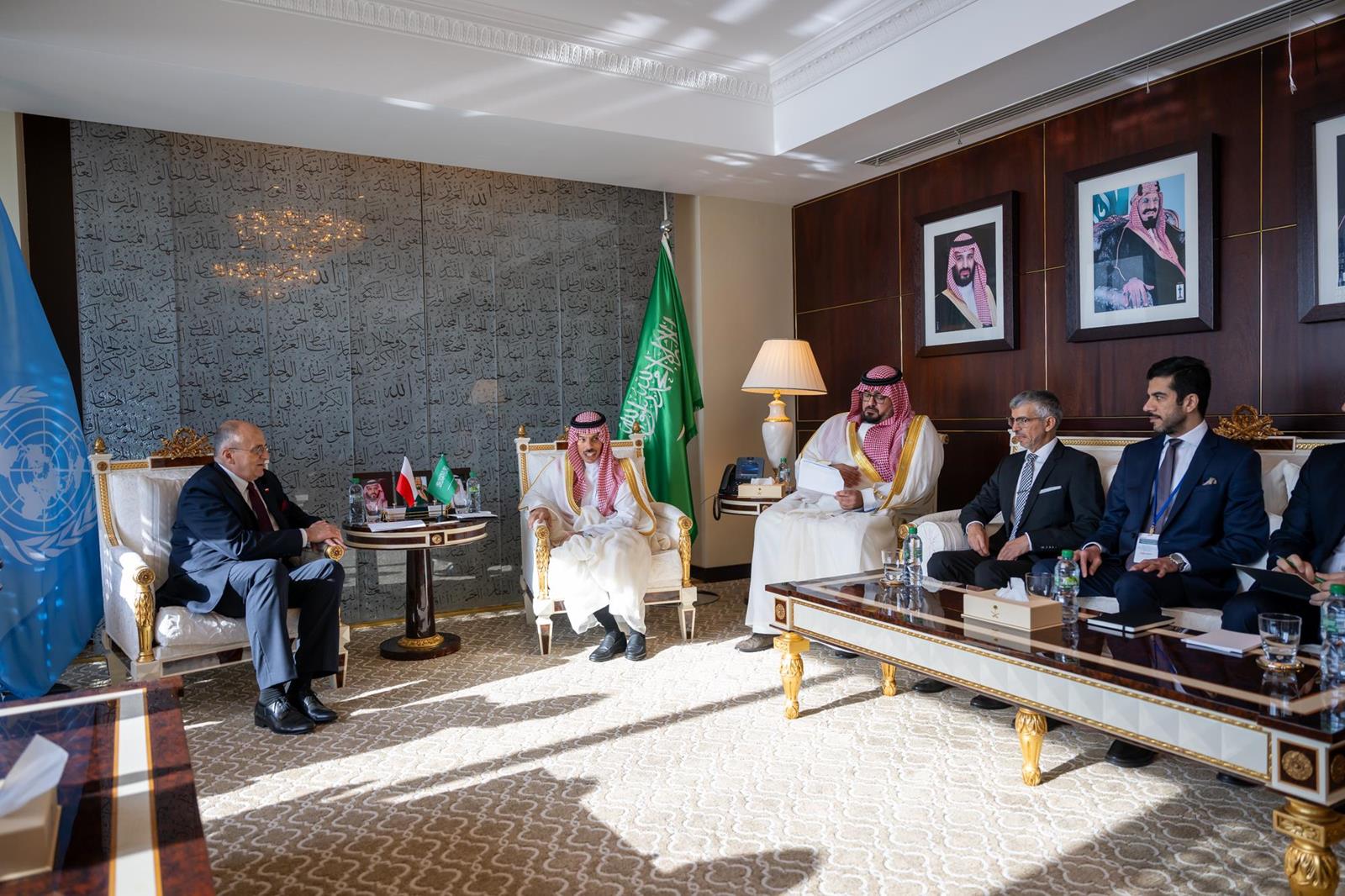 Saudi Foreign Minister Meets Polish Counterpart