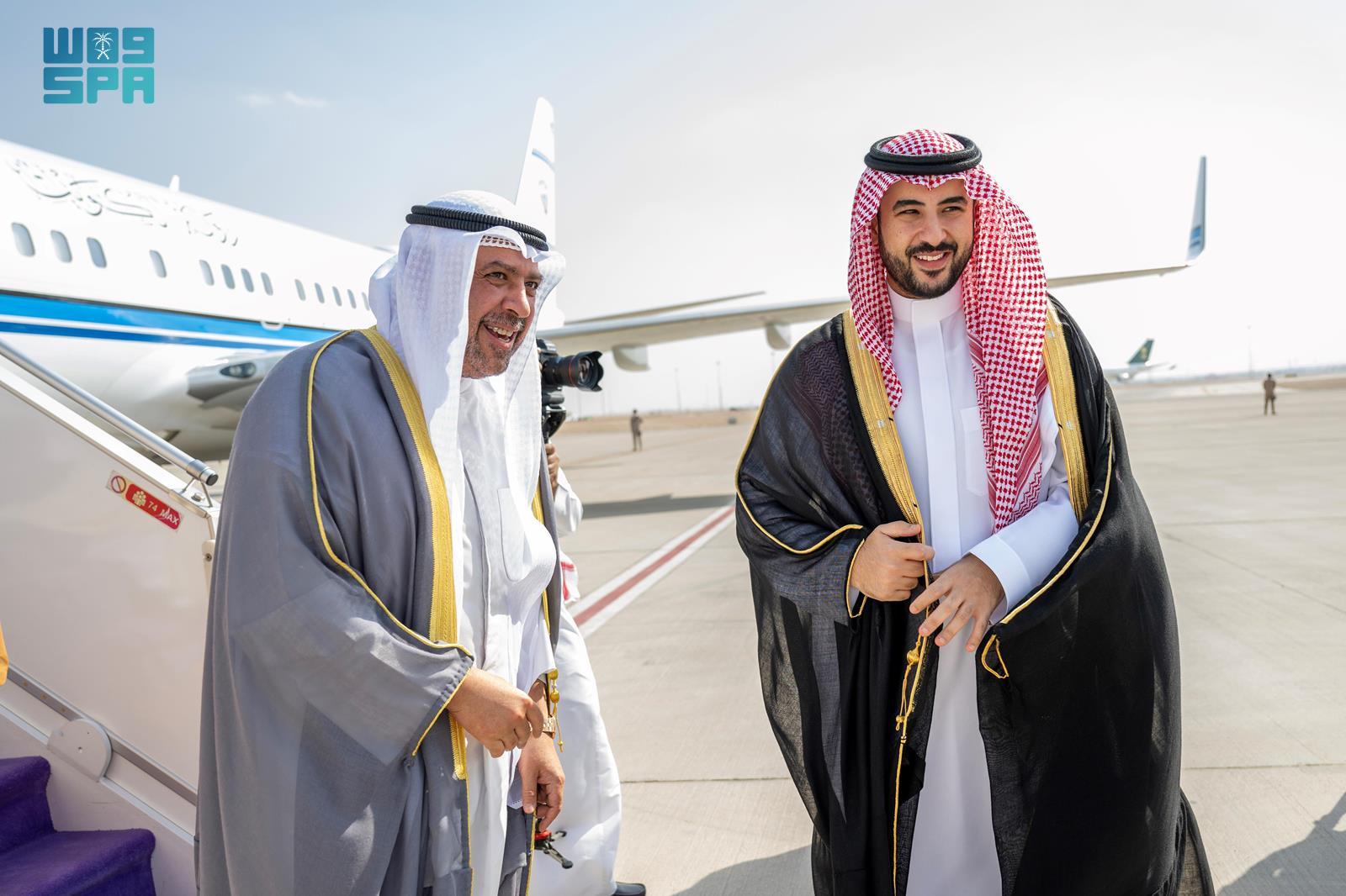 Kuwaiti Deputy Prime Minister and Defense Minister Arrives in Riyadh