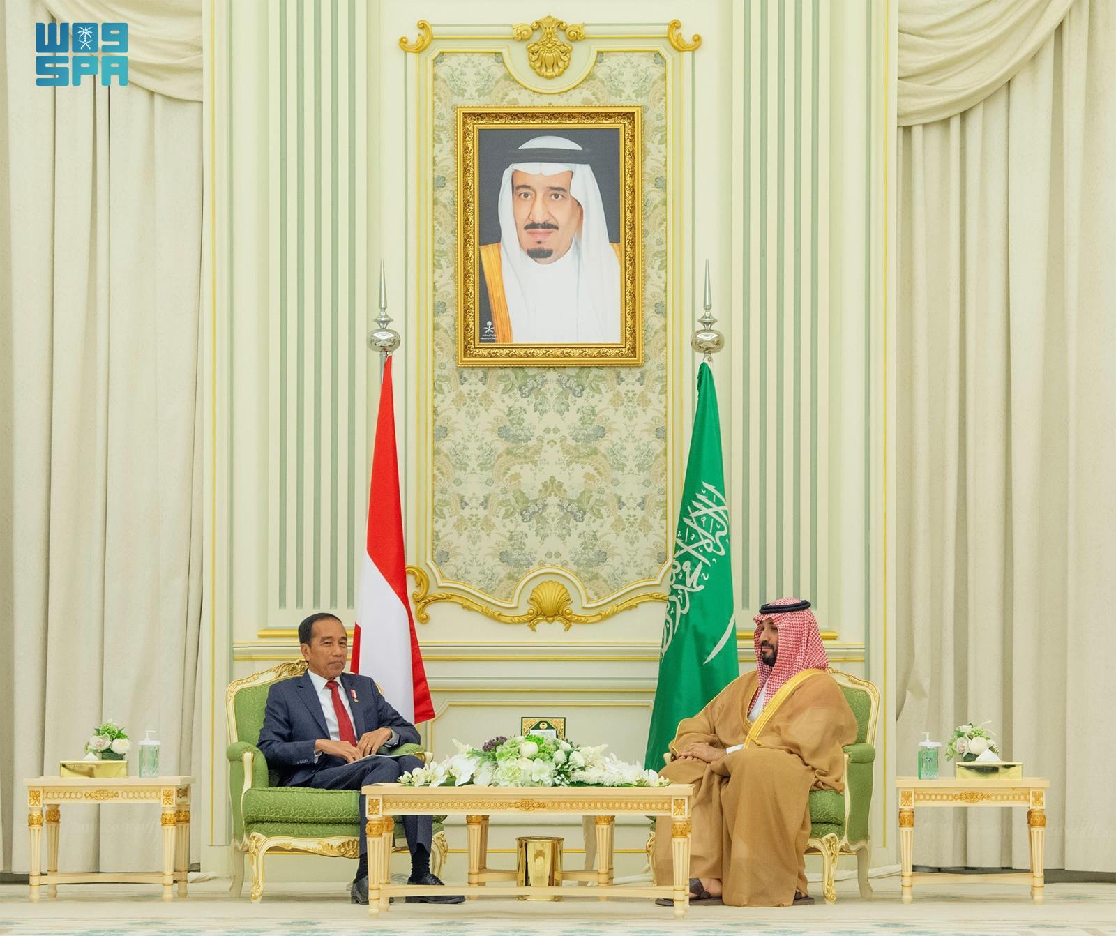 HRH the Crown Prince Receives Indonesian President, Holds Official ...
