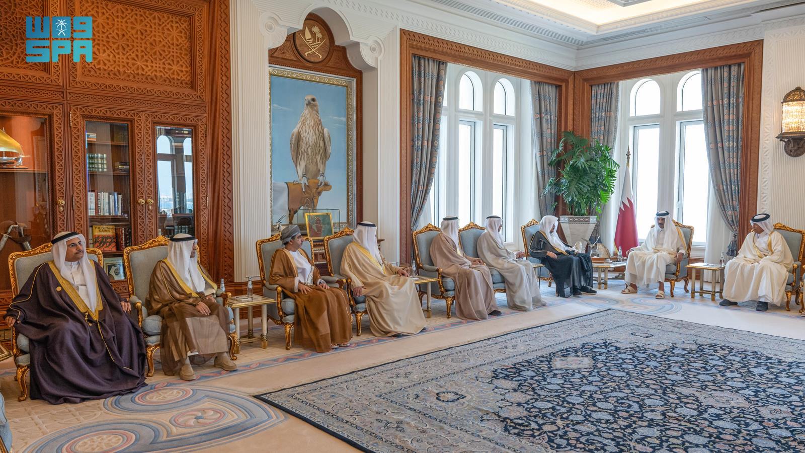 Amir of Qatar Receives Shura Council Speaker and Heads of GCC ...