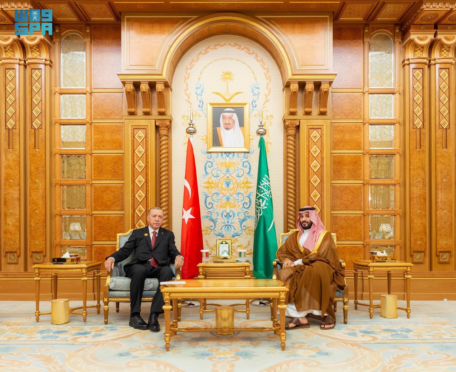 HRH Crown Prince Meets with Turkish President