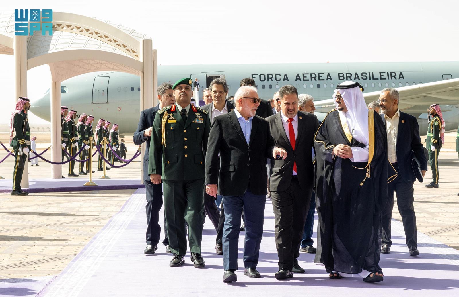 Brazil President Arrives in Riyadh for Official Visit to Saudi Arabia