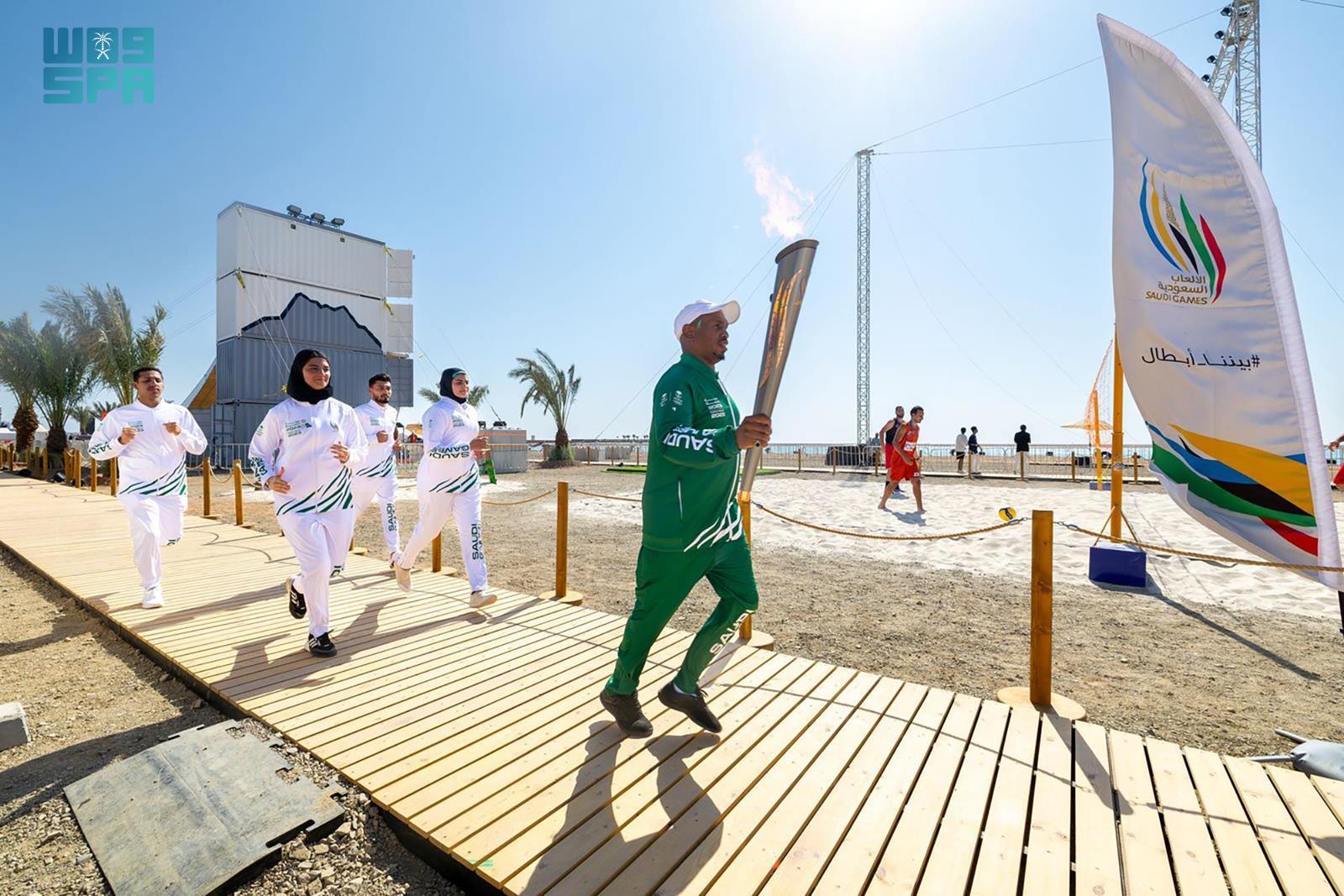 2023 Saudi Games Torch Arrives in NEOM