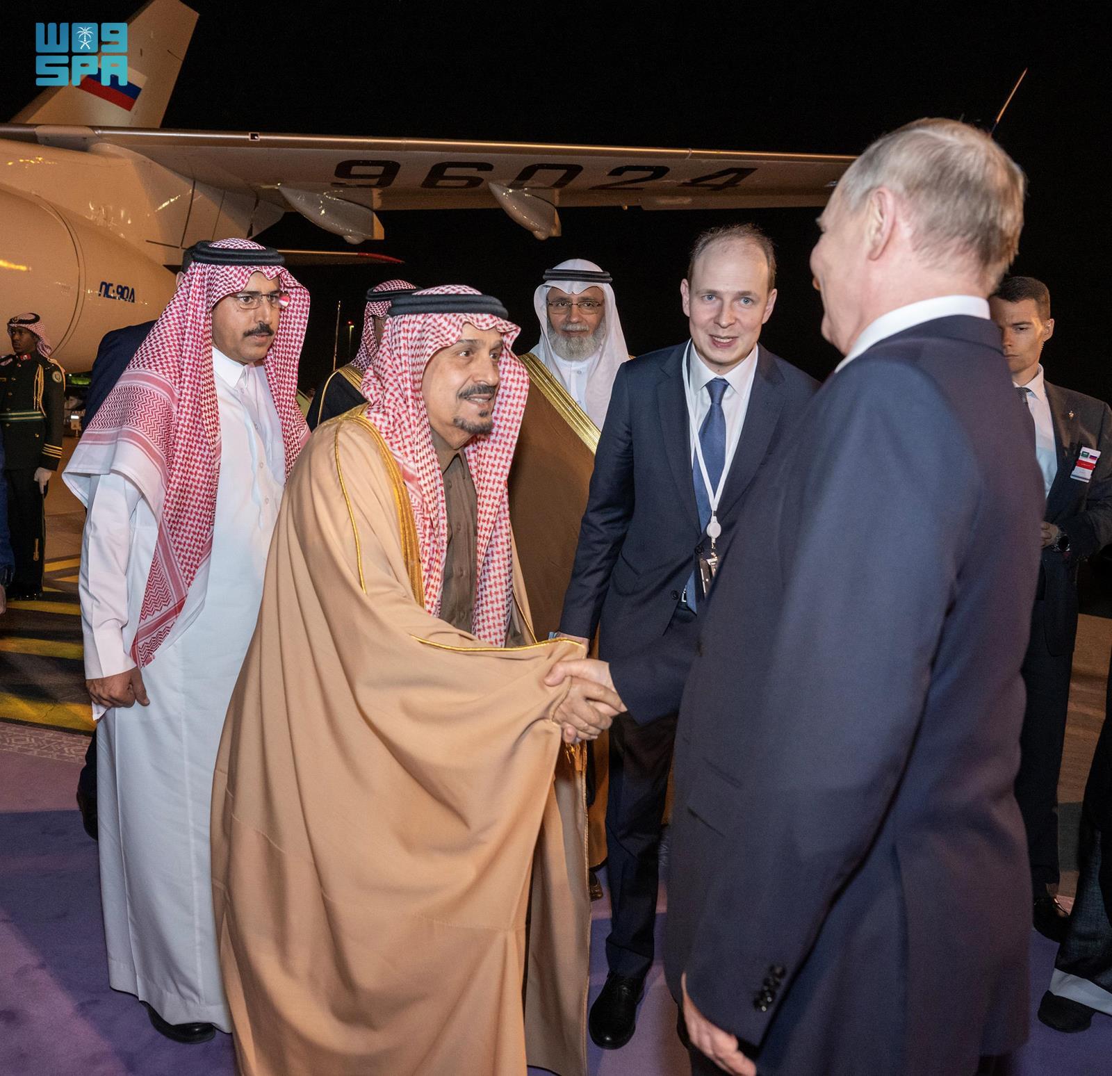 Russian President Arrives in Riyadh