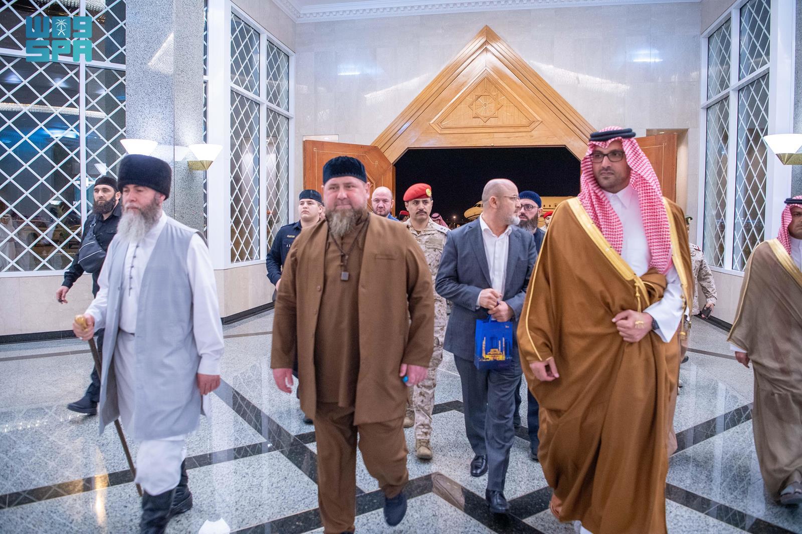 President of Chechen Arrives in Medinah