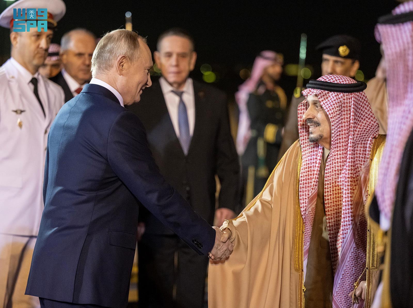 Russian President Arrives in Riyadh