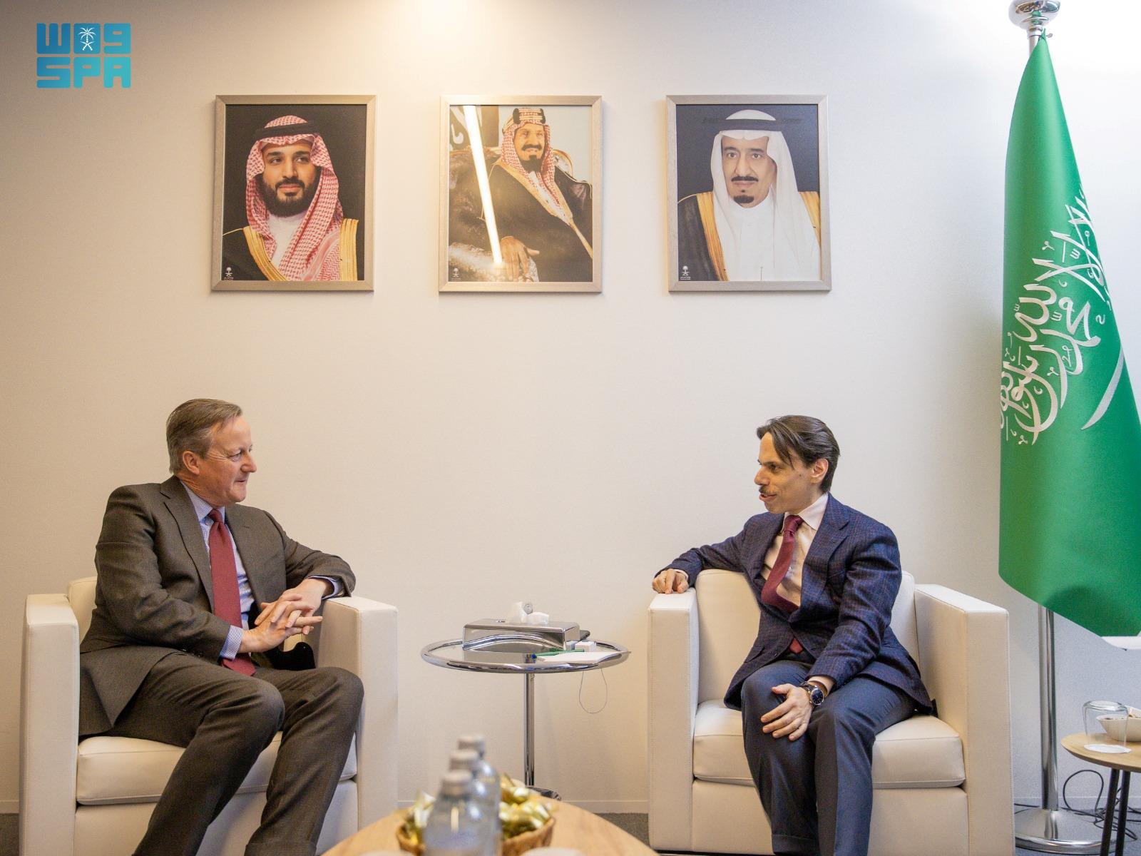 Saudi, British Foreign Ministers Discuss Enhancing Bilateral Relations