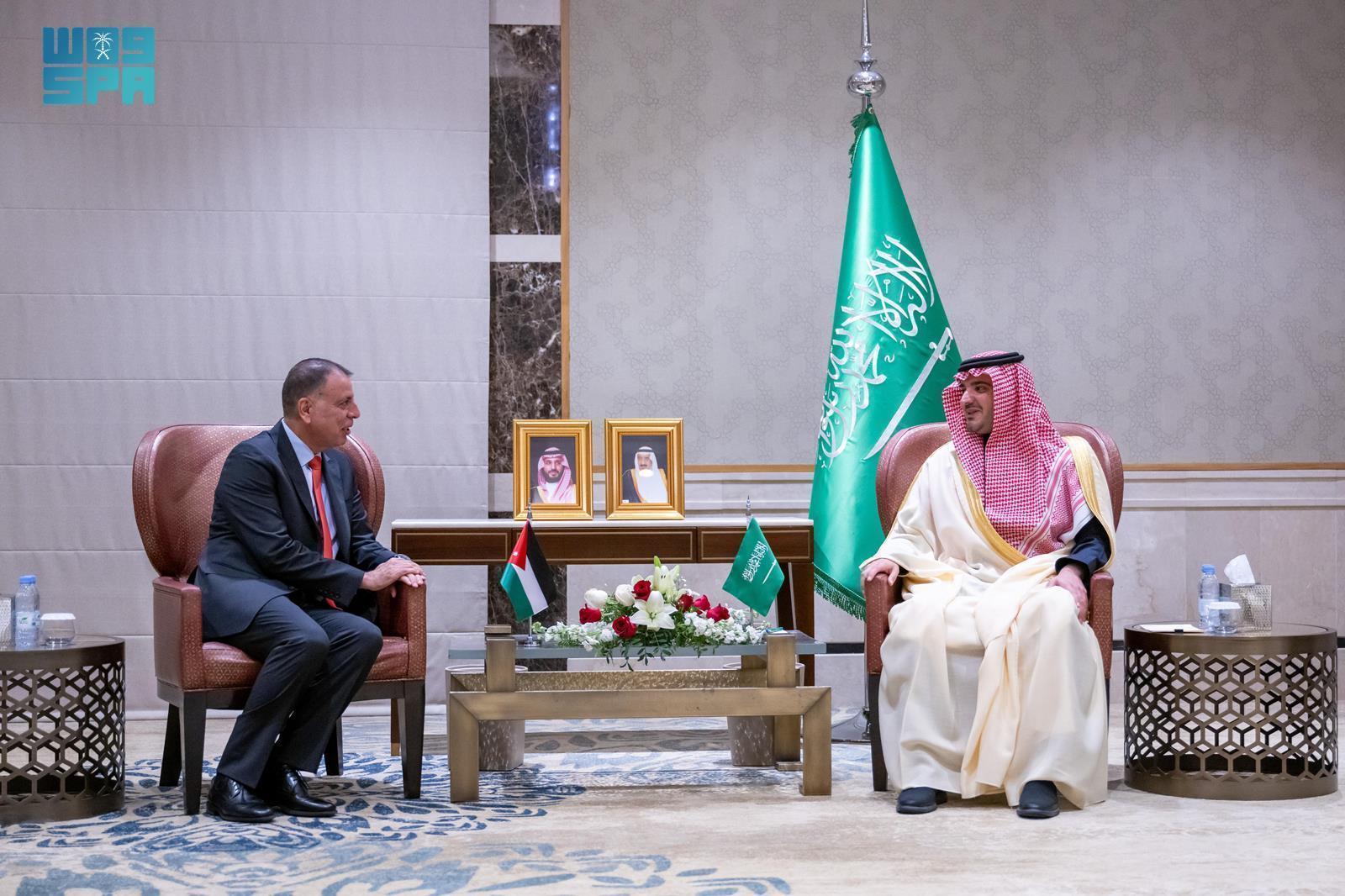 Saudi Interior Minister Meets with His Jordanian Counterpart