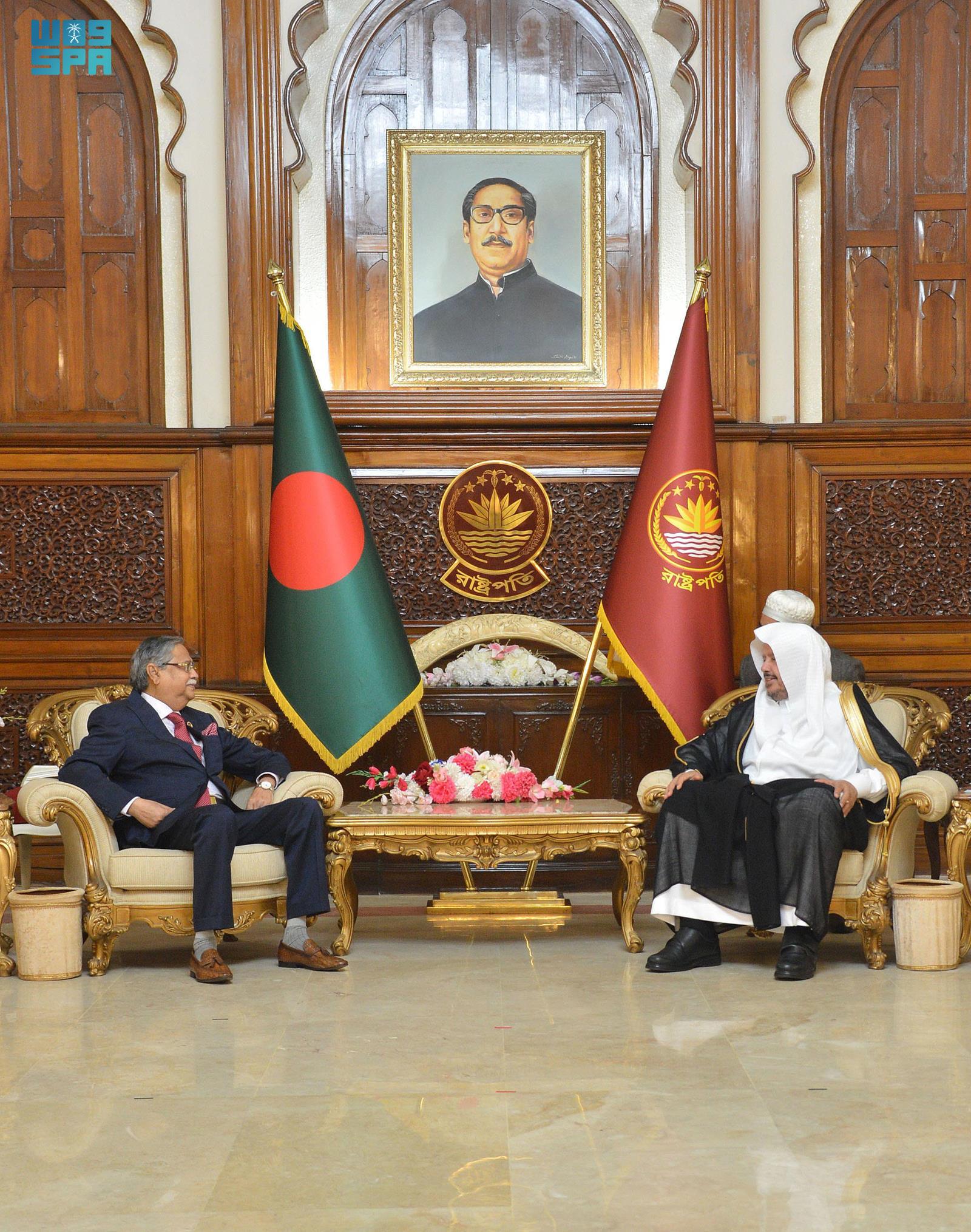 President of Bangladesh Receives Speaker of Shura Council