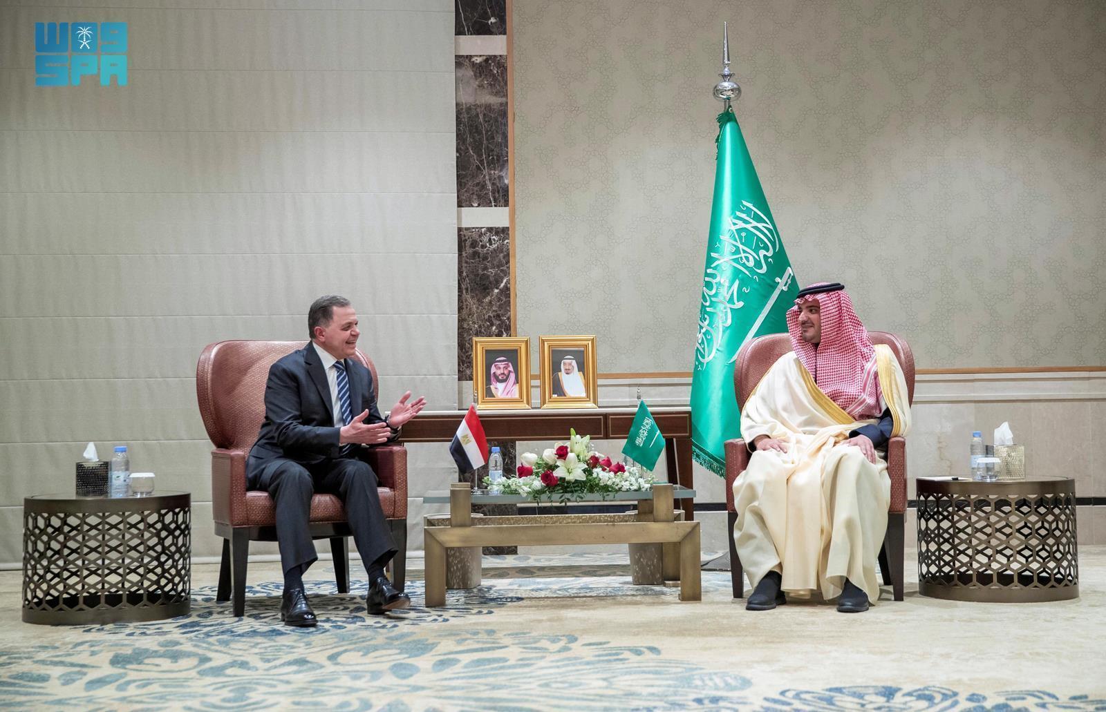 Saudi Interior Minister Meets with His Egyptian Counterpart