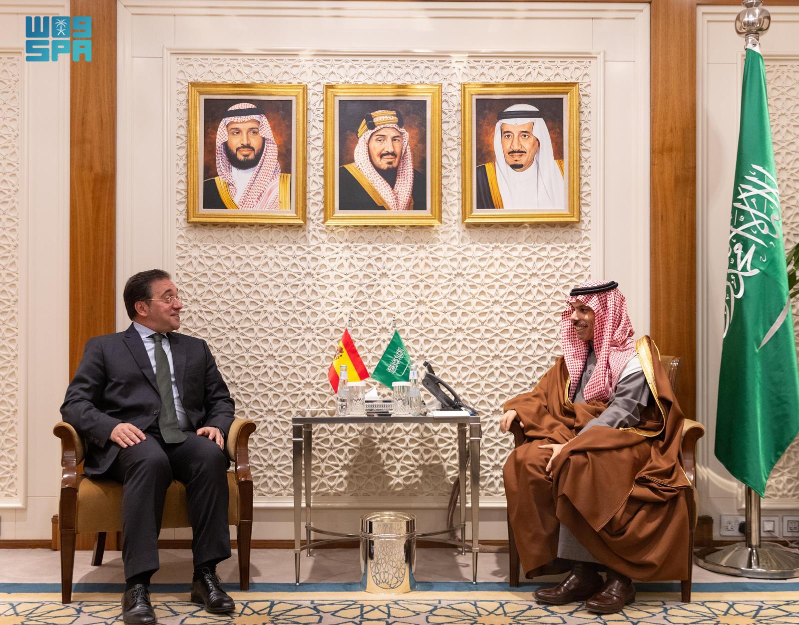 HRH the Crown Prince Receives Written Message from King of Spain
