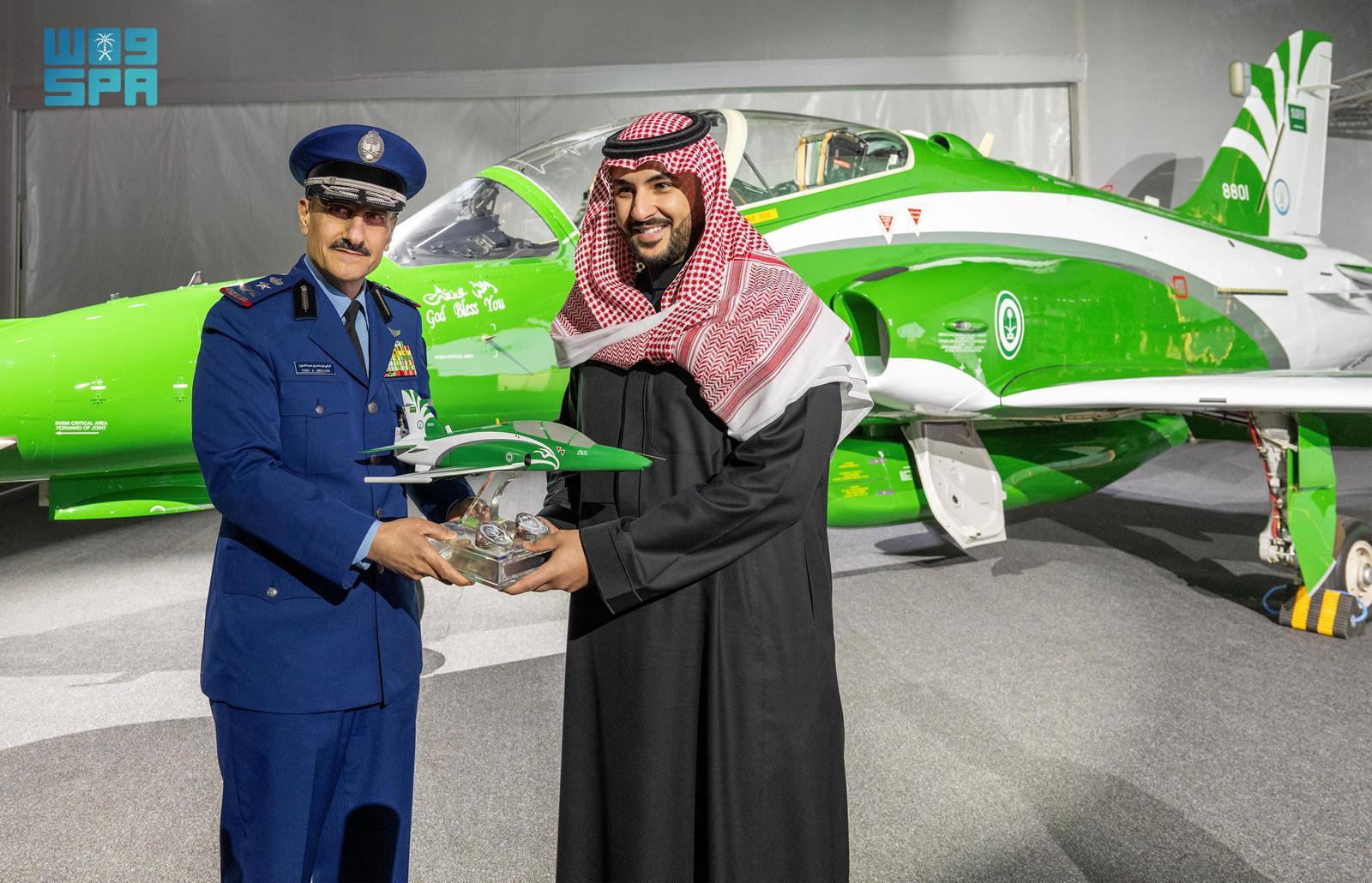 Hawk T-165 Aircraft Partly Manufactured by Saudi Cadres Inaugurated ...