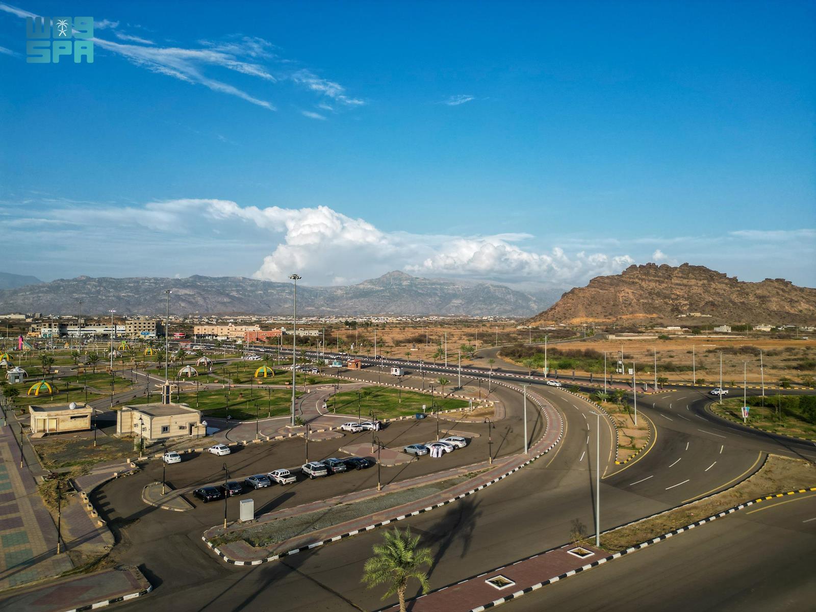 سياحة وترفيه / منتزه مطلّ الأمير محمد بن ناصر بالعارضة وجهة سياحية تعكس ...