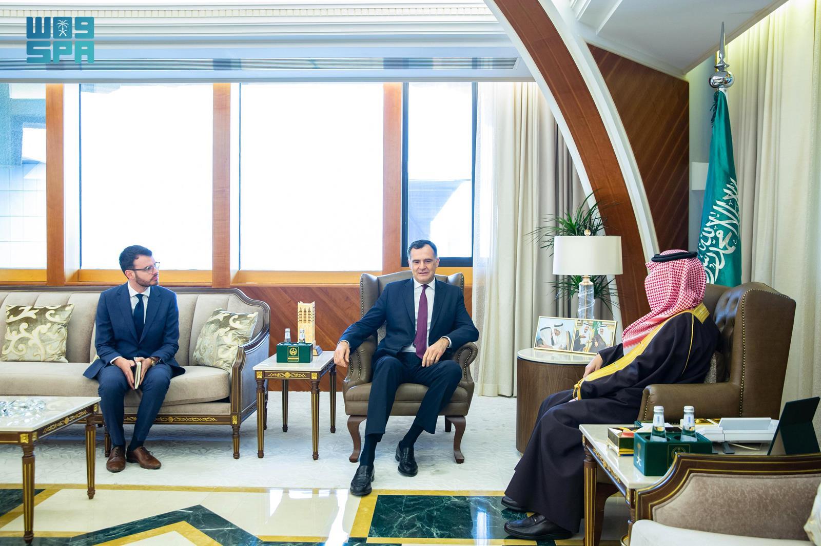 Eastern Region Governor Meets with EU Ambassador to Saudi Arabia