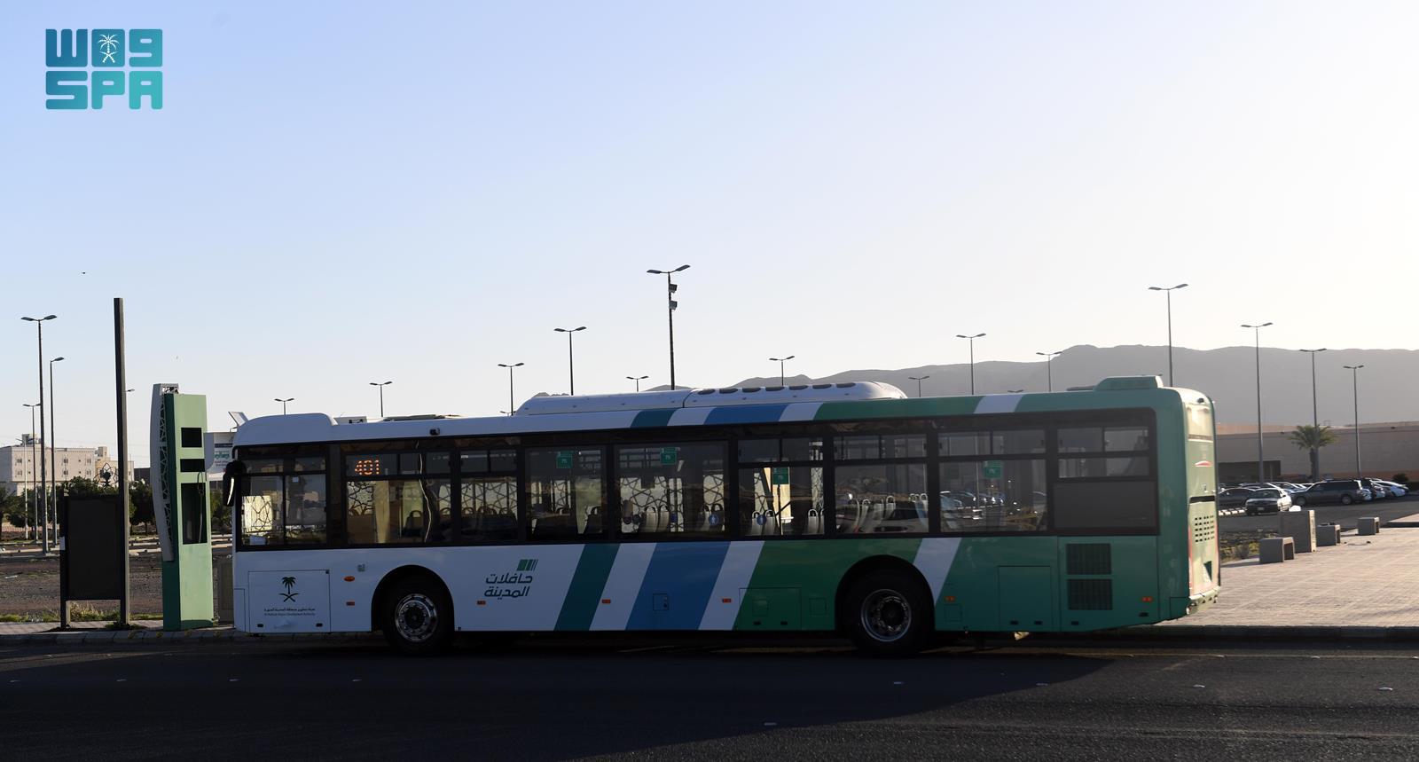 Madinah Buses Ready for Ramadan 1445 AH