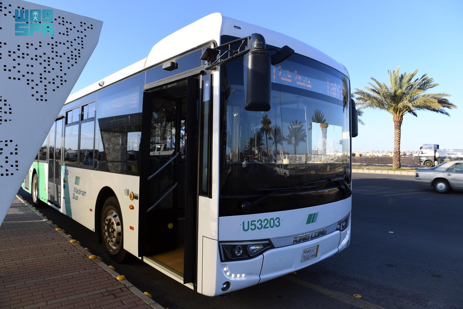 Madinah Buses Ready for Ramadan 1445 AH