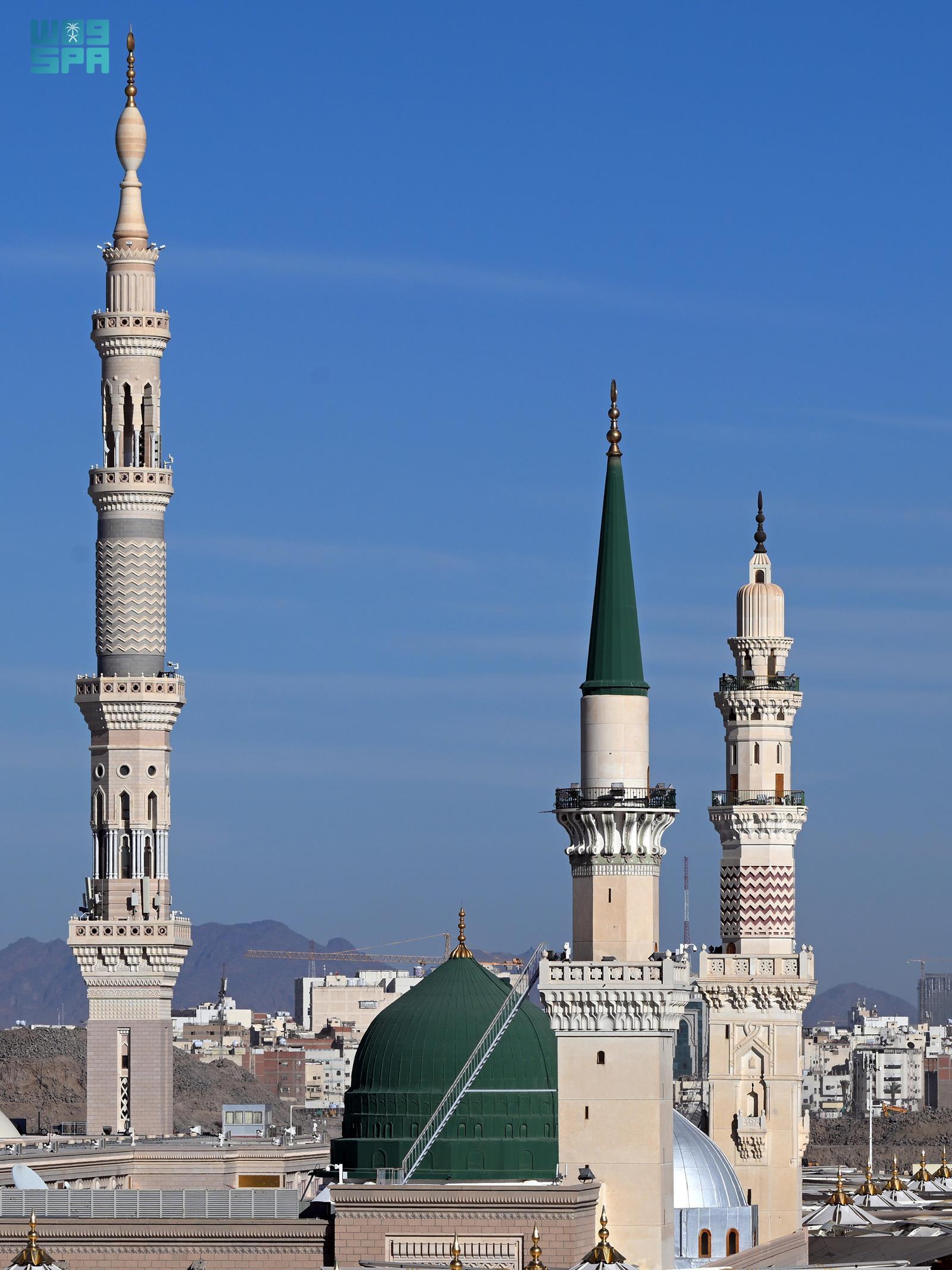 Minarets of Prophet's Mosque: Architectural Masterpieces and Historical ...