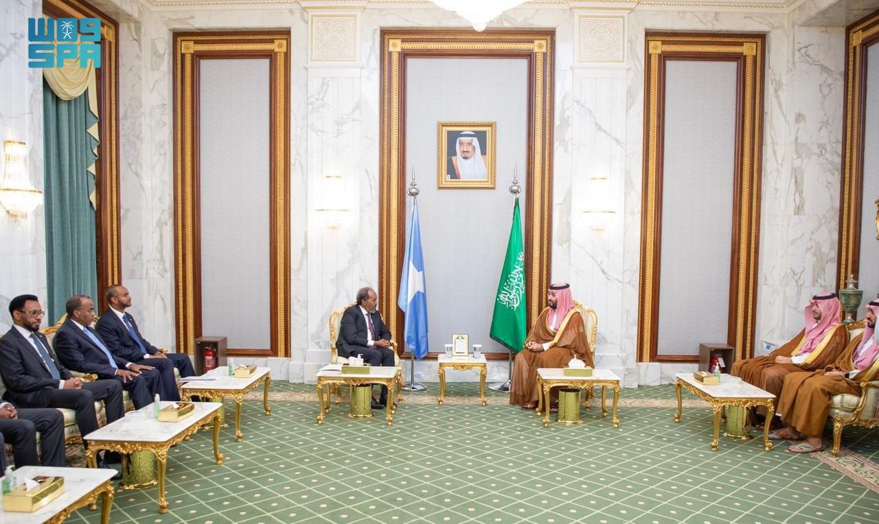 HRH the Crown Prince Receives Somali President