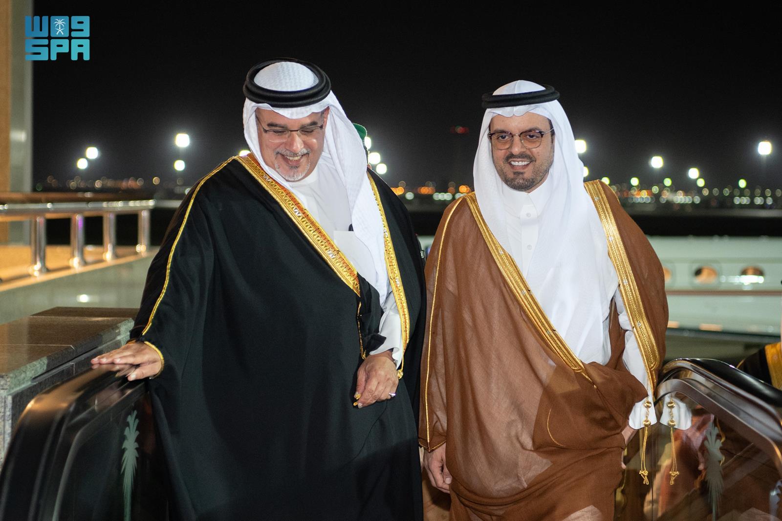 Bahrain's Crown Prince Arrives in Jeddah