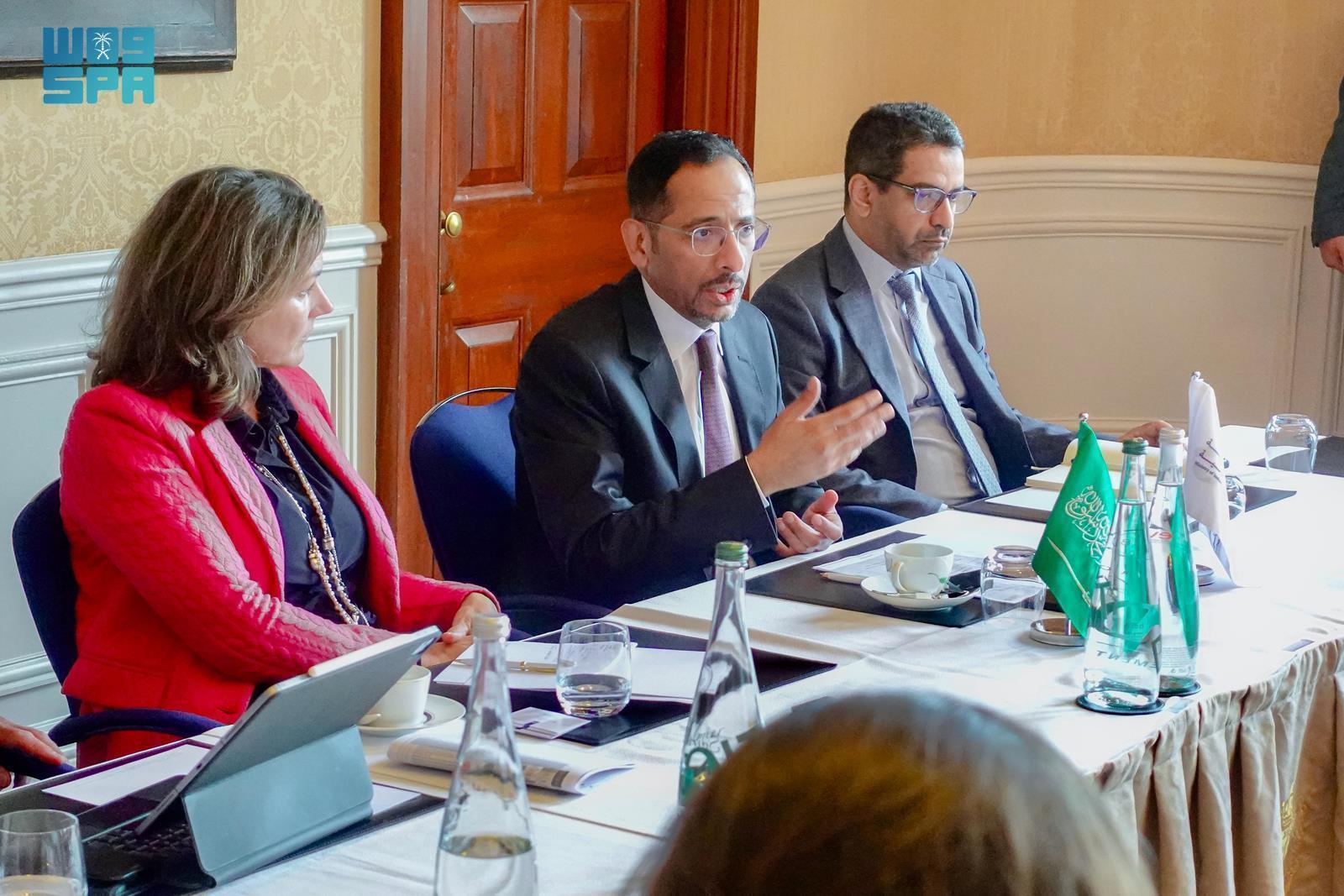 Saudi Minister of Industry Participates in Roundtable Meeting with a ...