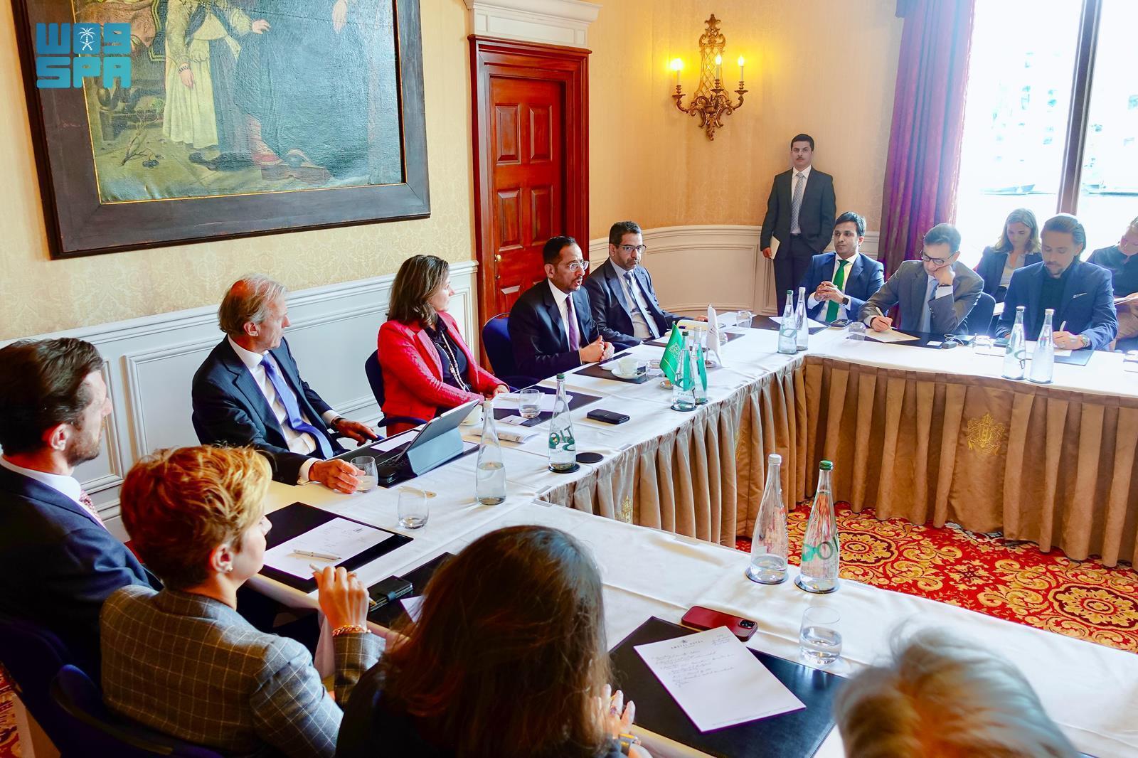 Saudi Minister of Industry Participates in Roundtable Meeting with a ...