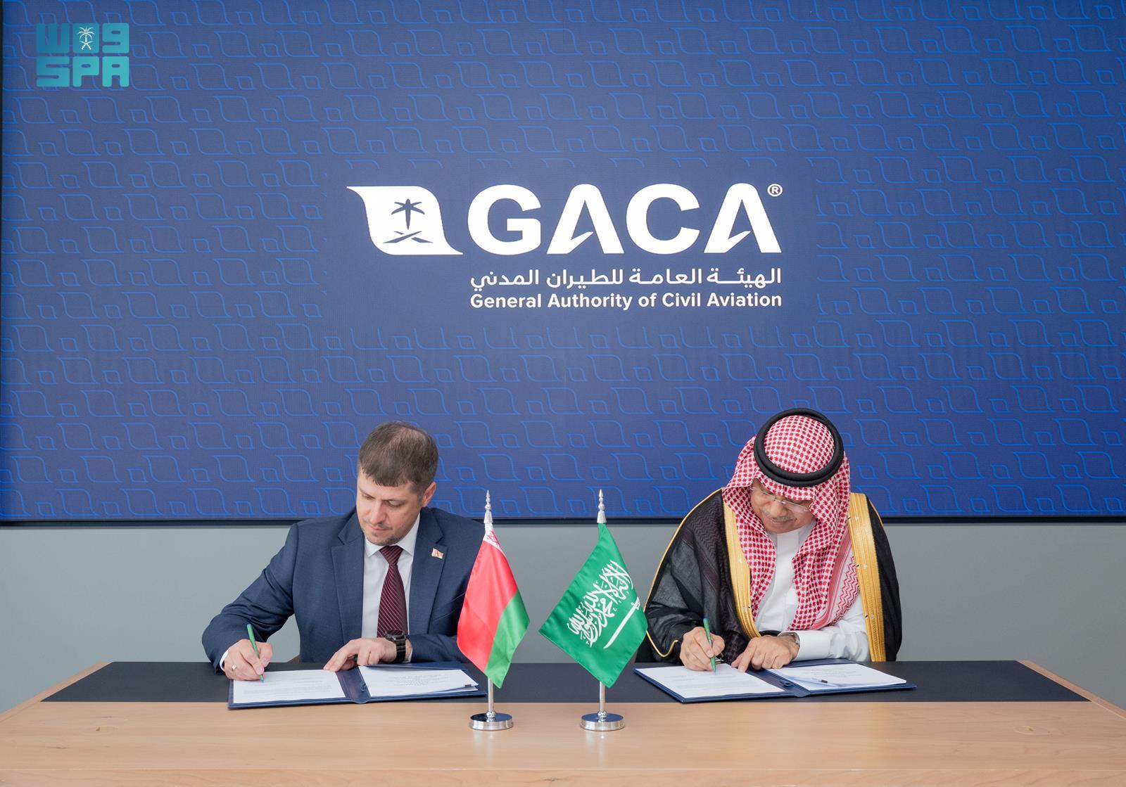 GACA President Meets with Belarusian Deputy Minister of Transport and Communications