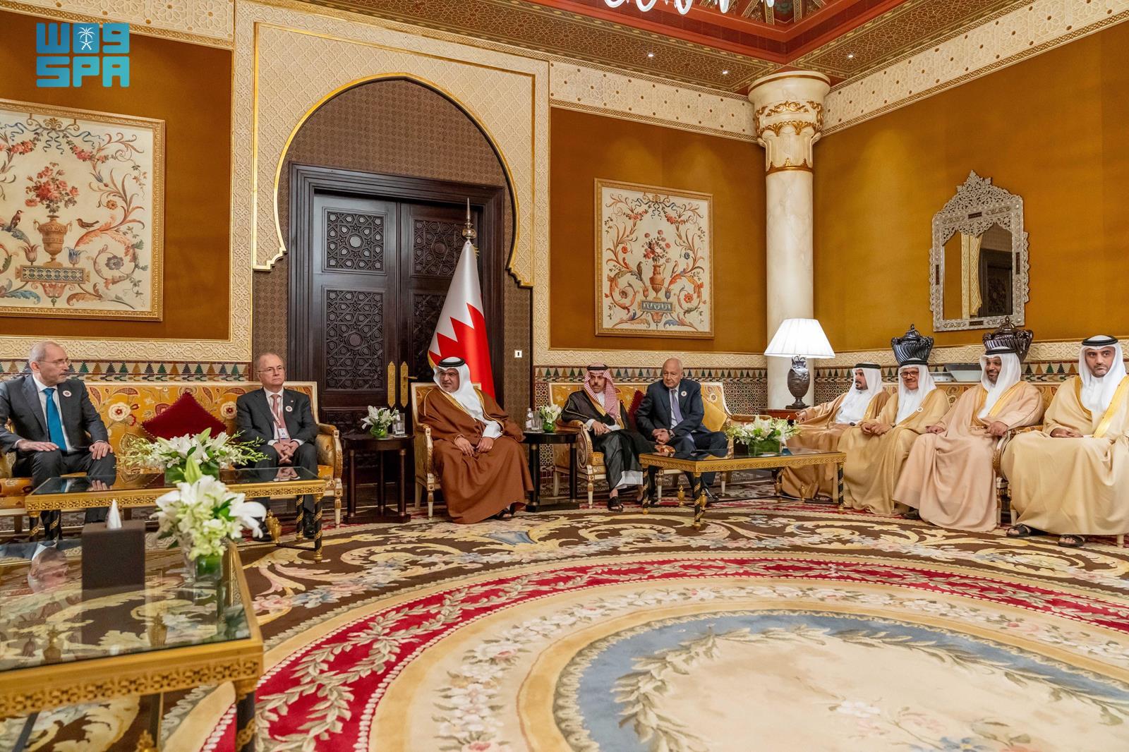 Crown Prince of Bahrain Receives Arab Foreign Ministers Participating ...