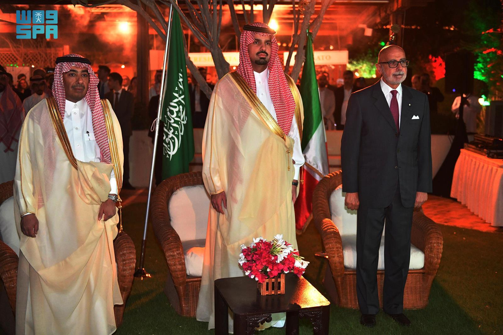 Mayor of Riyadh Region Attends Italian Embassy Reception Party to ...