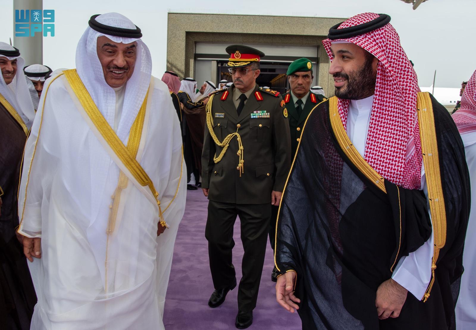 HRH the Crown Prince Receives Kuwait Crown Prince in Jeddah