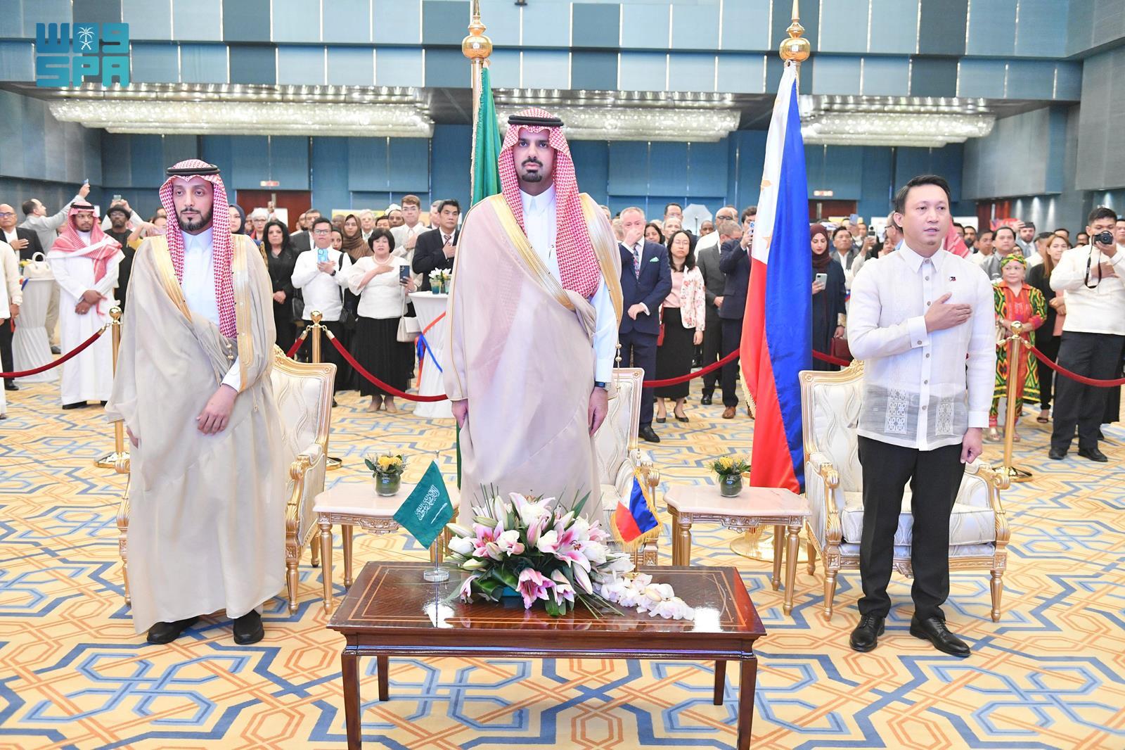 Riyadh Region Mayor Attends Embassy of Philippines National Day Ceremony
