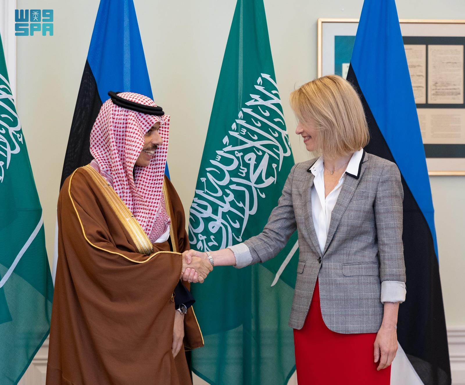 Estonian Prime Minister Receives Saudi Foreign Minister