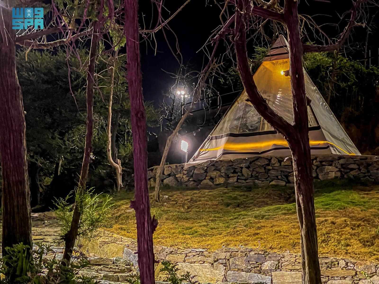 Camping Amidst Nature's Splendor, A Rejuvenating Experience in Al-Baha ...
